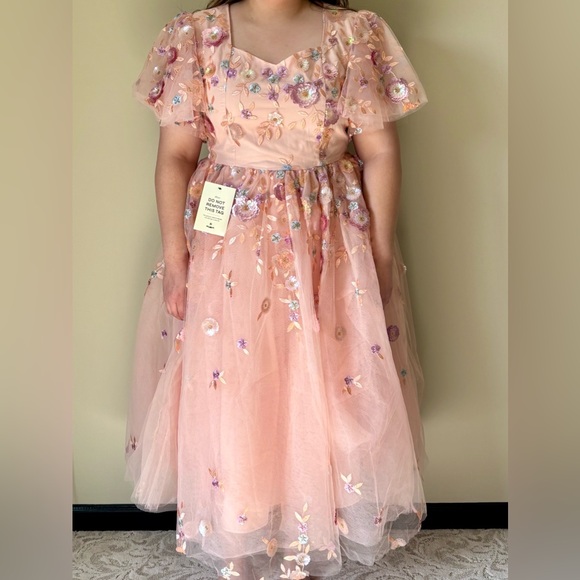 JessaKae | Dresses | Jessakae Evangeline Dress Pink Size Large | Poshmark